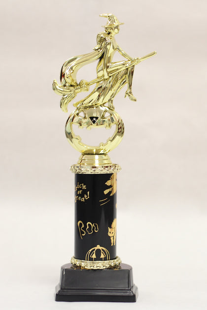 Flying Witch Halloween Trophy – TL's Trophies & Collectibles